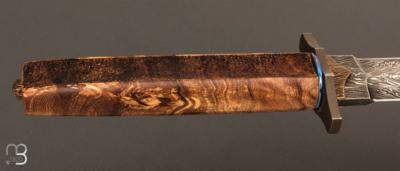 Dague custom de Vlad Matveev - Damas de Vlad Matveev et Loupe de Tilleul