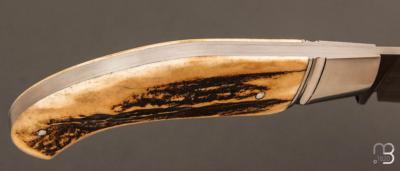 Couteau " slipjoint " par Honoré Vilain - bois de Cerf sambar et lame ...