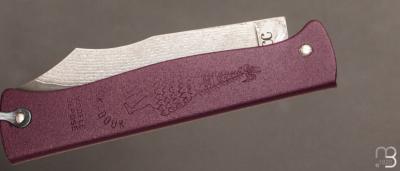 Couteau " Douk-Douk VG10 damas " série limitée - Violet - Couteau COGNET - couteaux-berthier