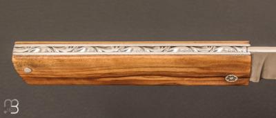 Couteau de poche " Snard " par Tom Fleury - Olivier