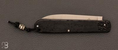 Couteau "Le Canif" mitres par Julien MARIA - Lame acier carbone XC75