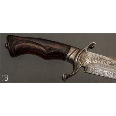 Couteau fixe d'exception par Roger Bergh et Conny Persson - Couteau