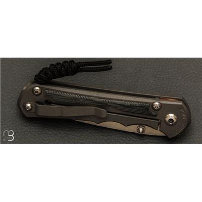 Couteau Large Inkosi Drop Point - Canvas Micarta - Chris Reeve