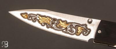 Couteau Starlight KT 392.KT par Maserin - Ebène et N690 - couteaux-berthier