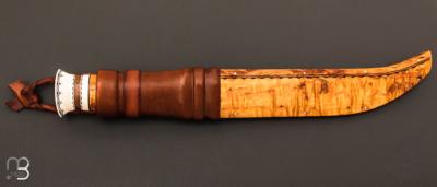 Couteau Custom Nordique "Leuku" de Laurent Juhel