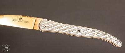 Couteau Laguiole Nogentais fait main par Eloi Pernet - Maillechort - Couteau ELOI-PERNET