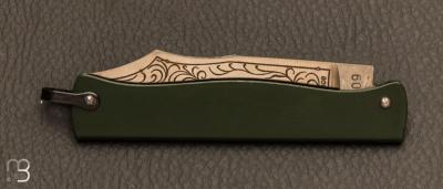 Couteau de poche Douk-Douk Color vert PM - Couteau COGNET - couteaux-berthier